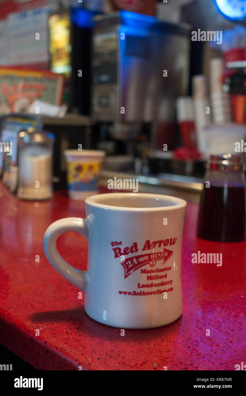 Red Arrow diner Manchester NH Stock Photo - Alamy