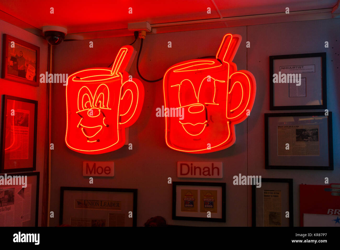 Red Arrow diner Manchester NH Stock Photo - Alamy