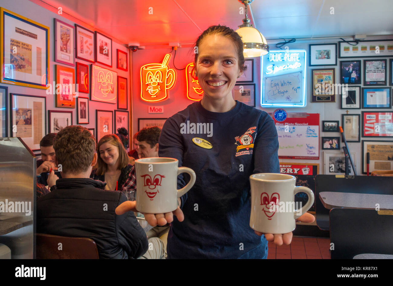 Red Arrow diner Manchester NH Stock Photo - Alamy