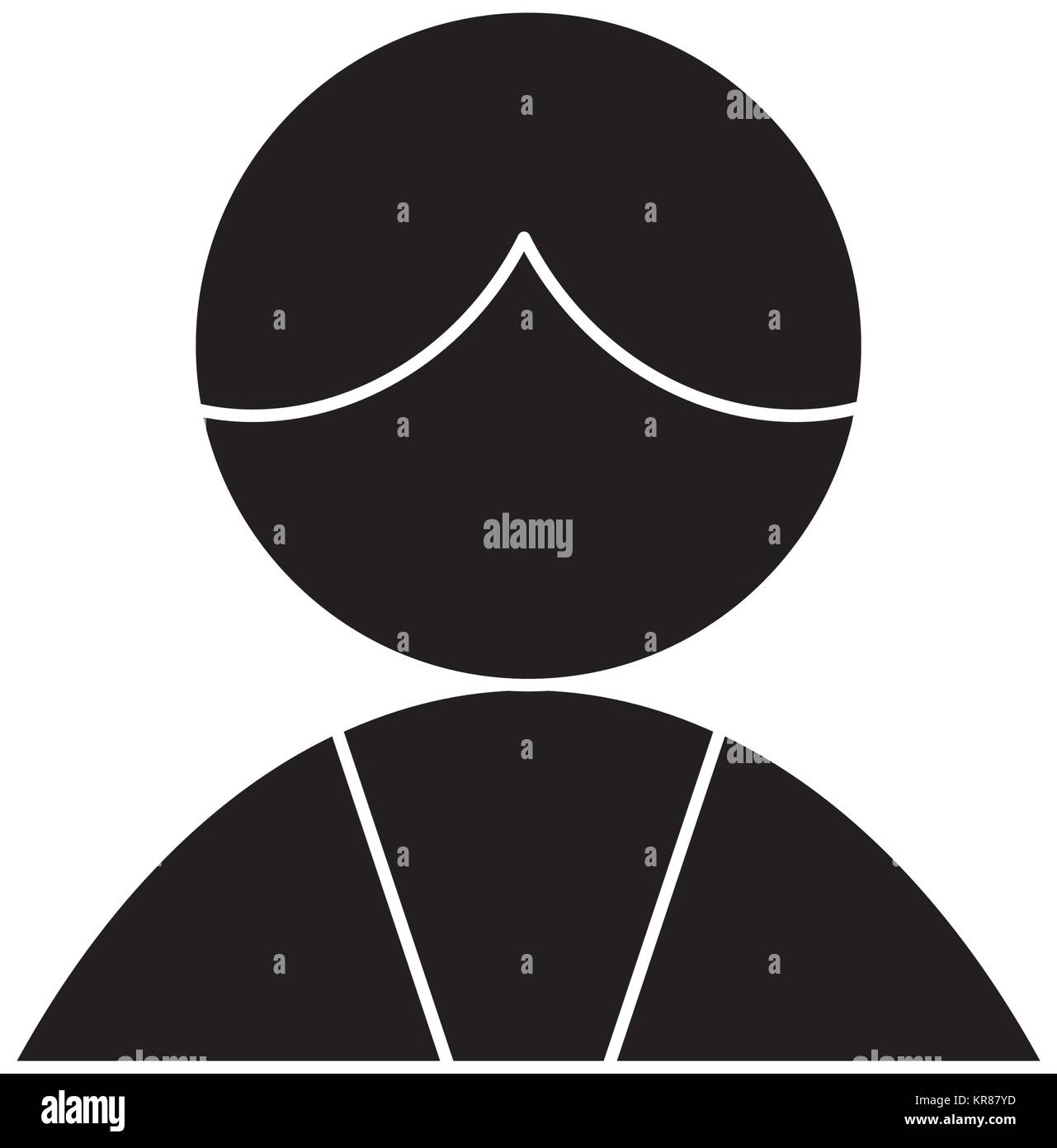 Contact avatar symbol icon vector illustration graphic design Stock ...