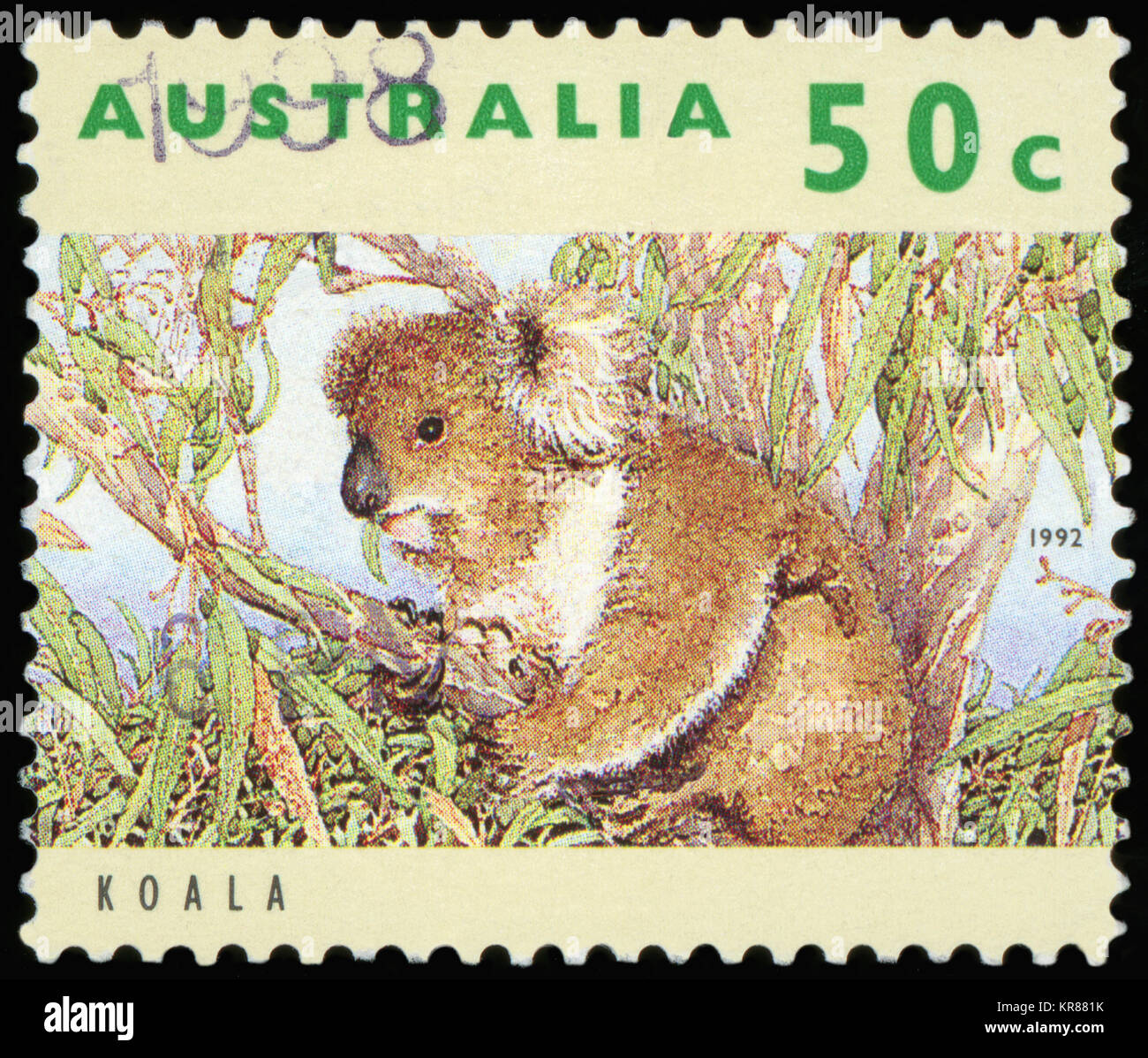 AUSTRALIA - CIRCA 1992: A used postage stamp from Australia, depicting ...