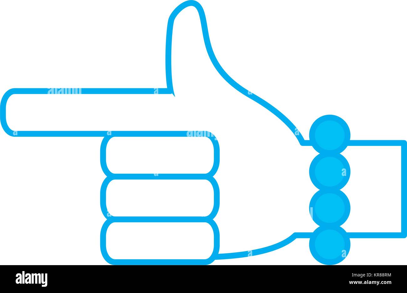 Hand pointing symbol icon vector illustration graphic design Stock ...