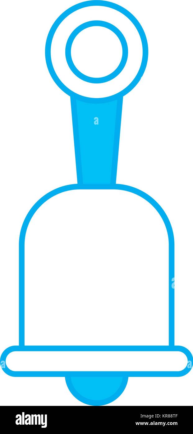 Handbell service symbol icon vector illustration graphic design Stock ...