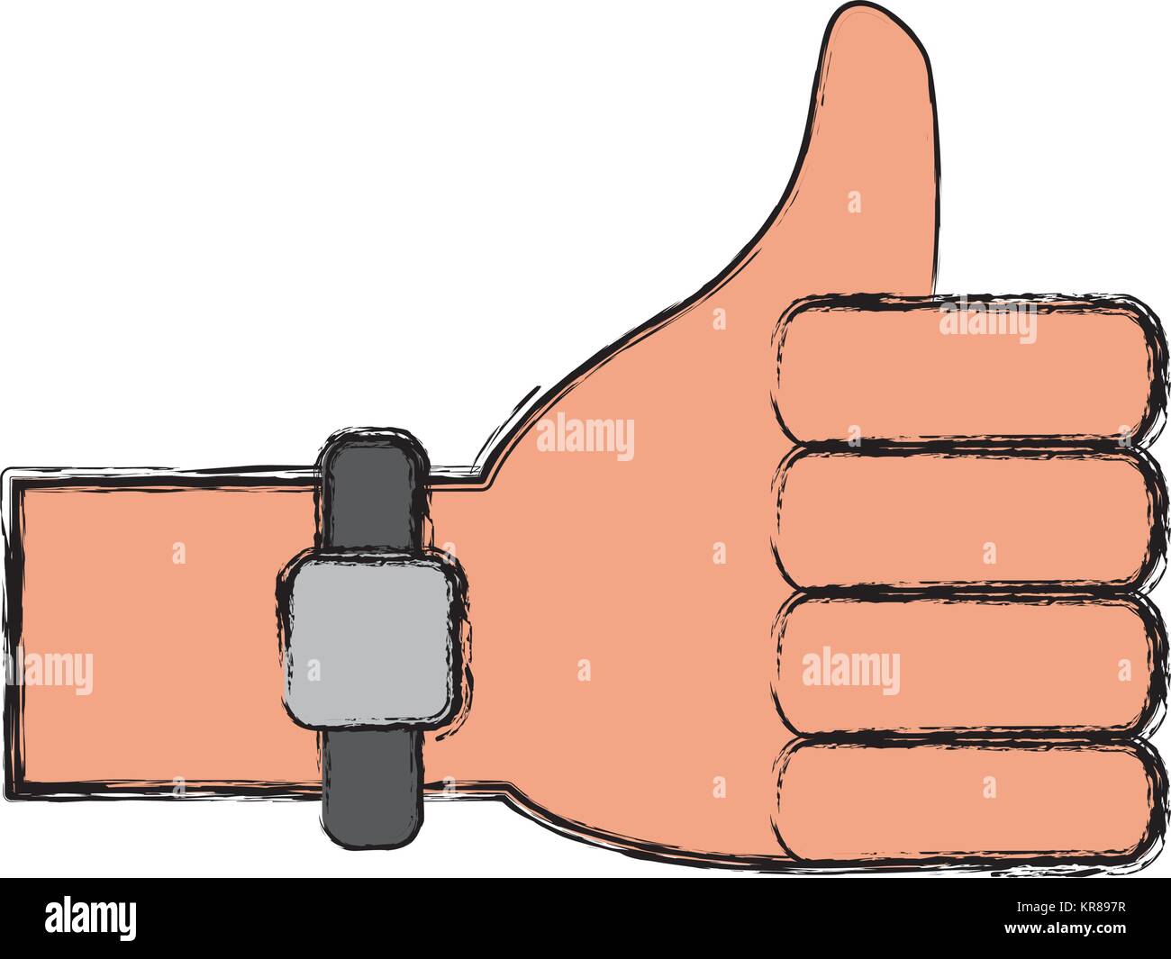 Thumb up hand symbol icon vector illustration graphic design Stock ...