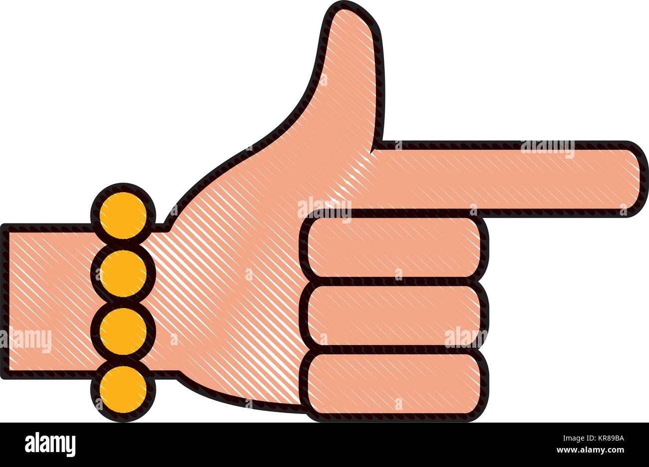 Hand pointing symbol icon vector illustration graphic design Stock ...