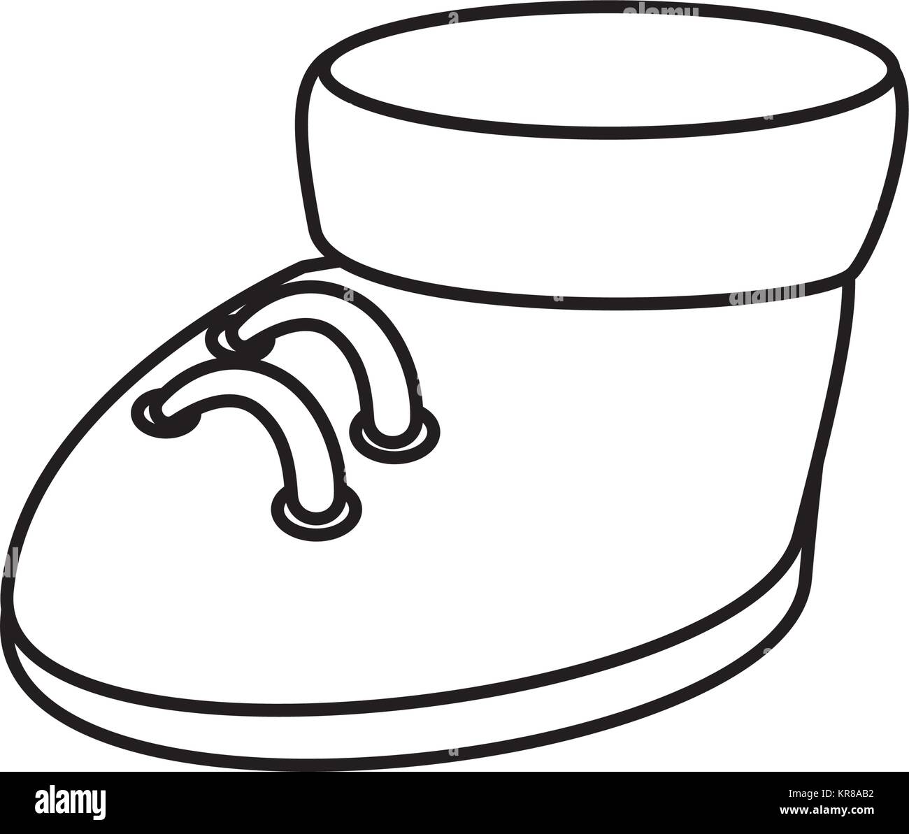 Cute boot cartoon icon vector illustration graphic design Stock Vector ...