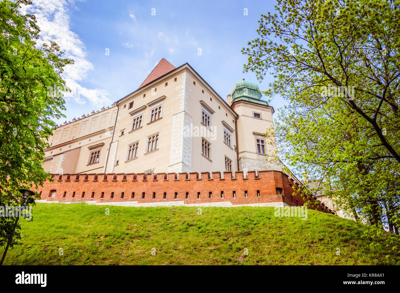 An ancient castle in eastern Europe Stock Photo - Alamy