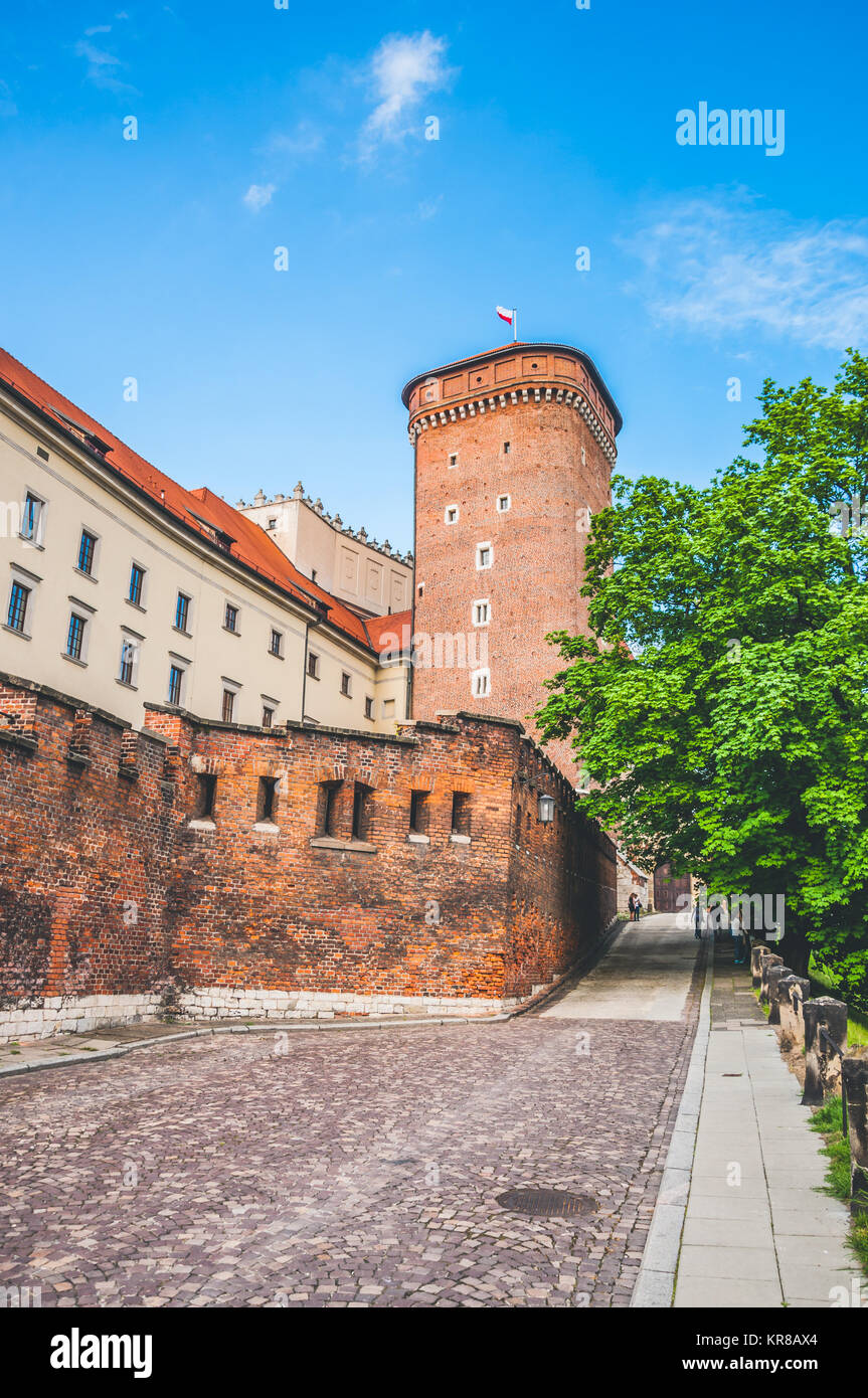 An ancient castle in eastern Europe Stock Photo - Alamy