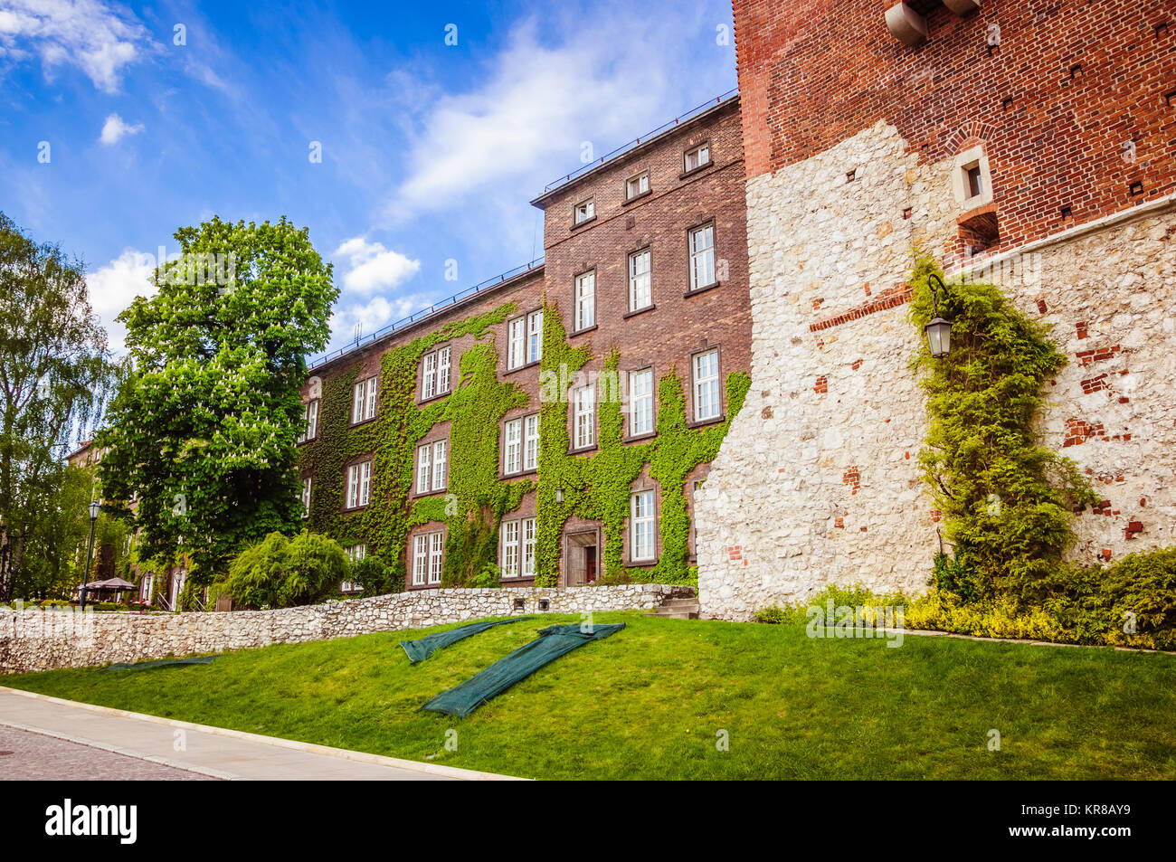 An ancient castle in eastern Europe Stock Photo - Alamy