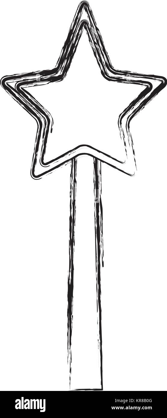 Star magic wand Stock Vector Image & Art - Alamy