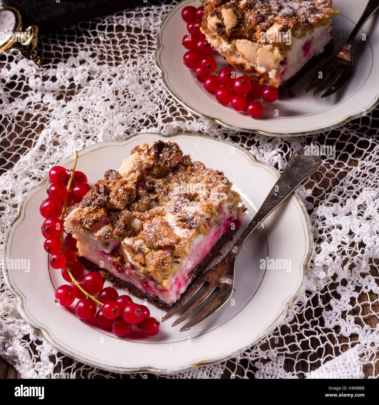 summer currant cake Stock Photo - Alamy