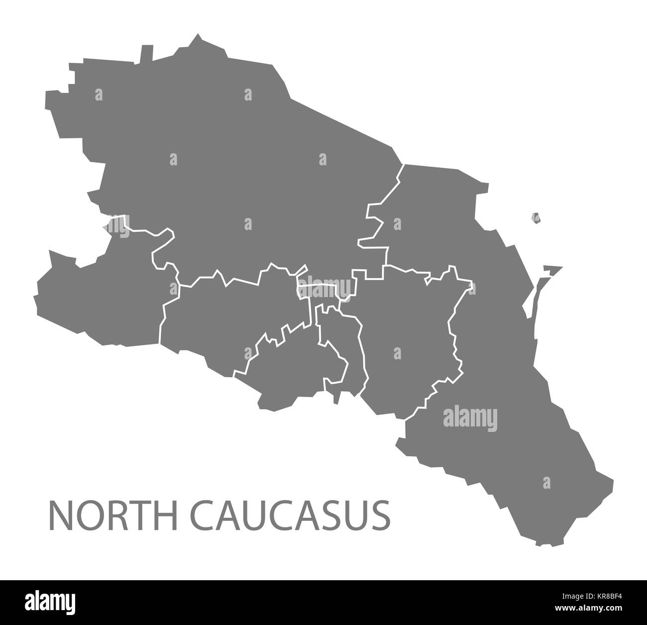 Caucasus map hi-res stock photography and images - Alamy