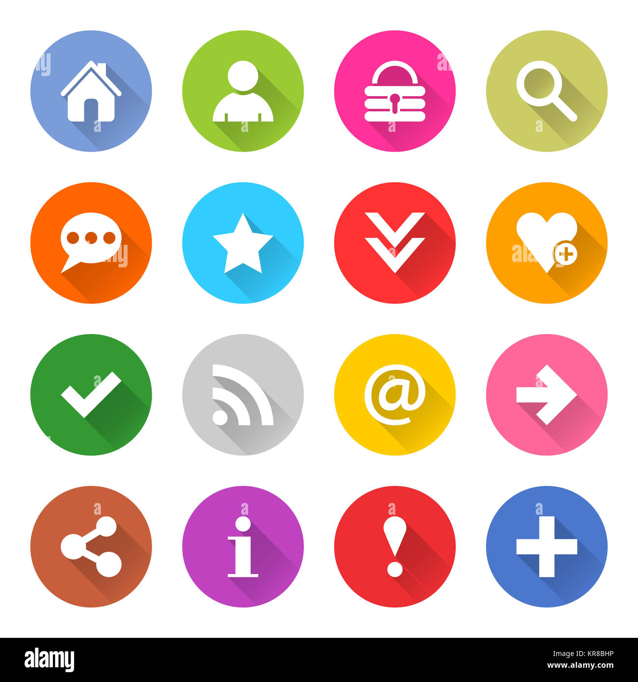 Web icon with blasic sign Stock Photo - Alamy