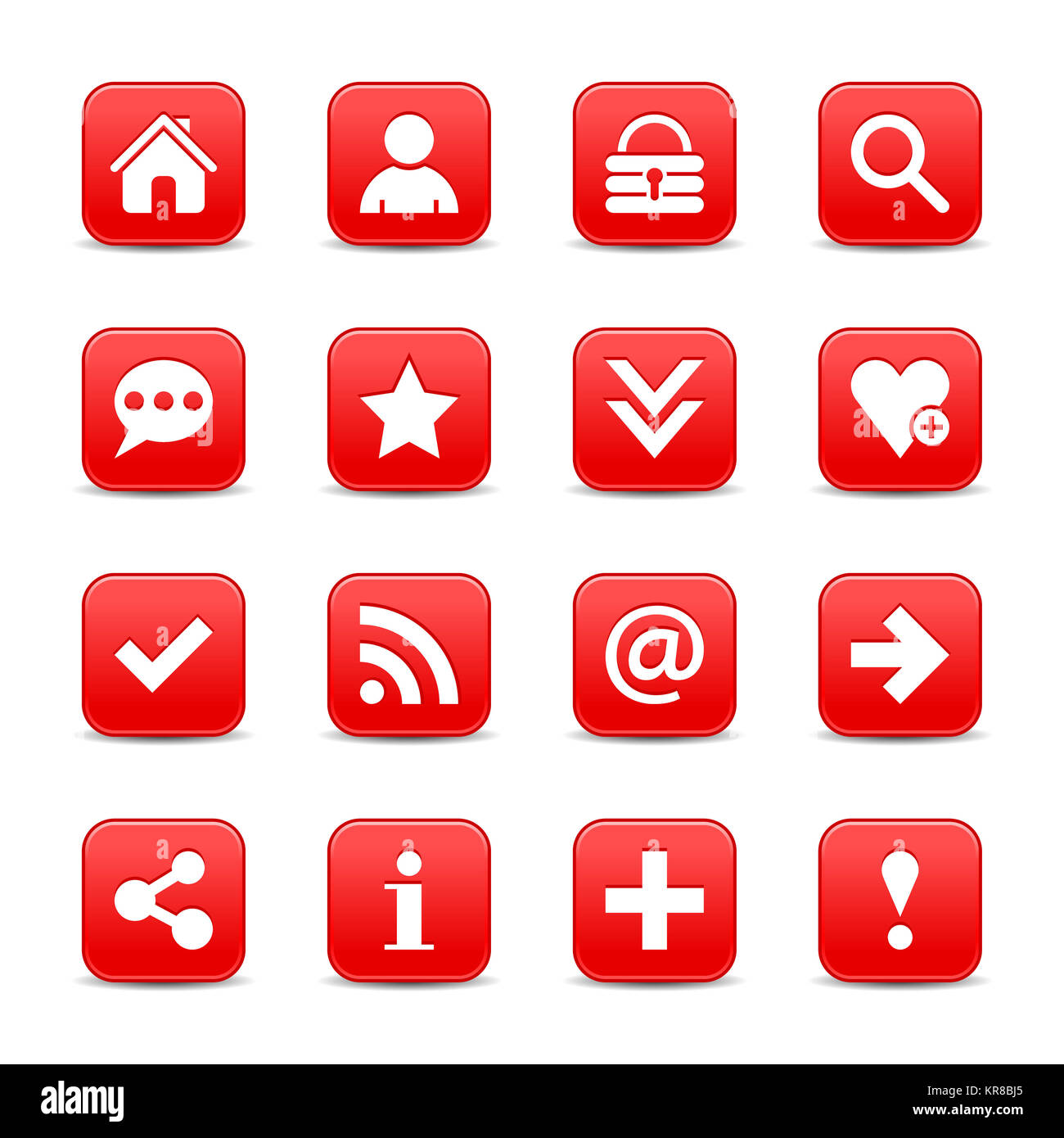 Red Website Icon World Wide Web Icon. Red Ribbon With White Text
