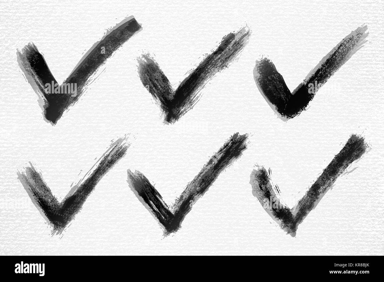 Check sheet on paper Black and White Stock Photos & Images - Alamy