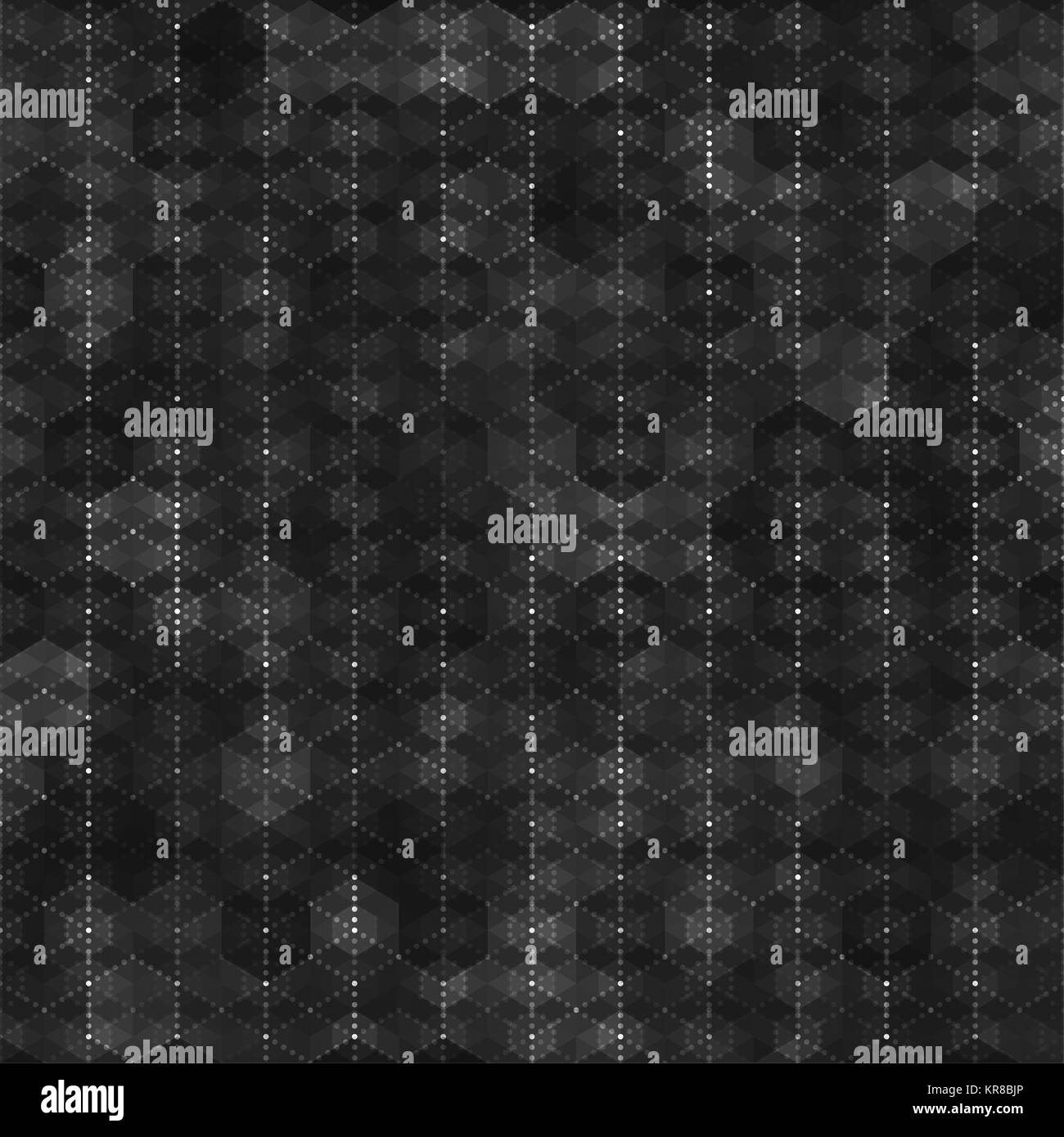 Pattern hexagon shapes geometric Black and White Stock Photos & Images ...