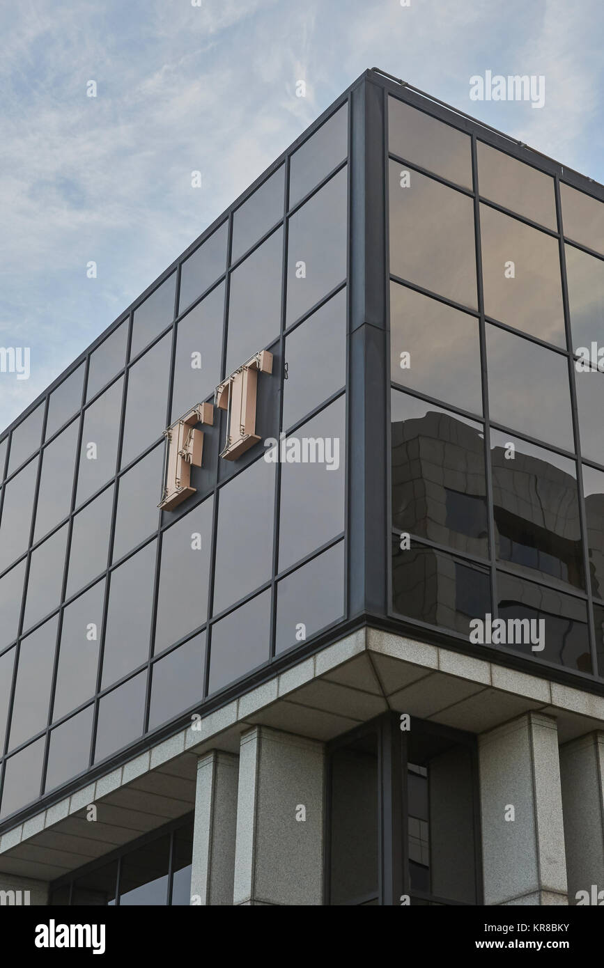 financial times FT Building Stock Photo - Alamy