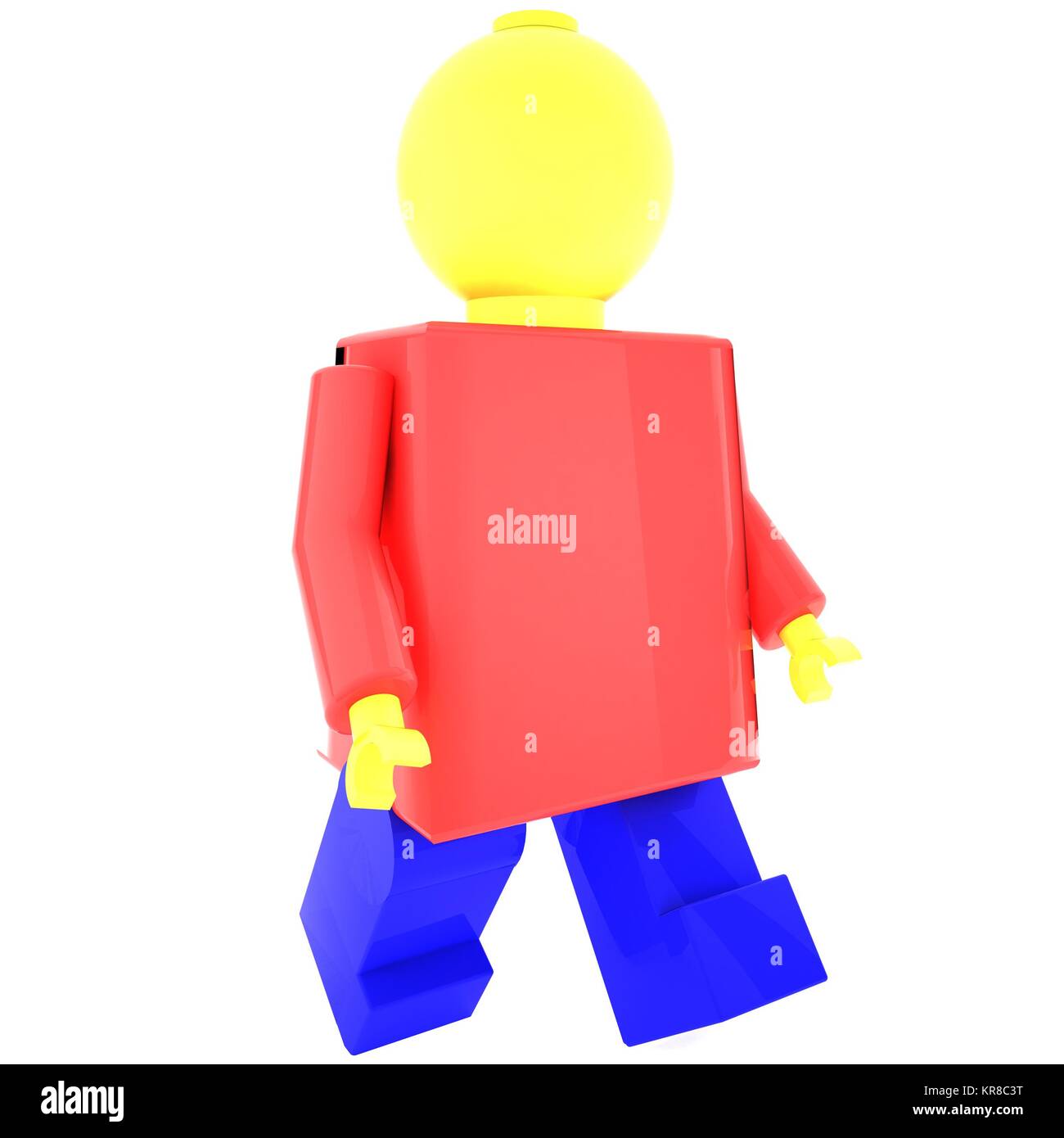 Plastic puppet with red shirt Stock Photo - Alamy