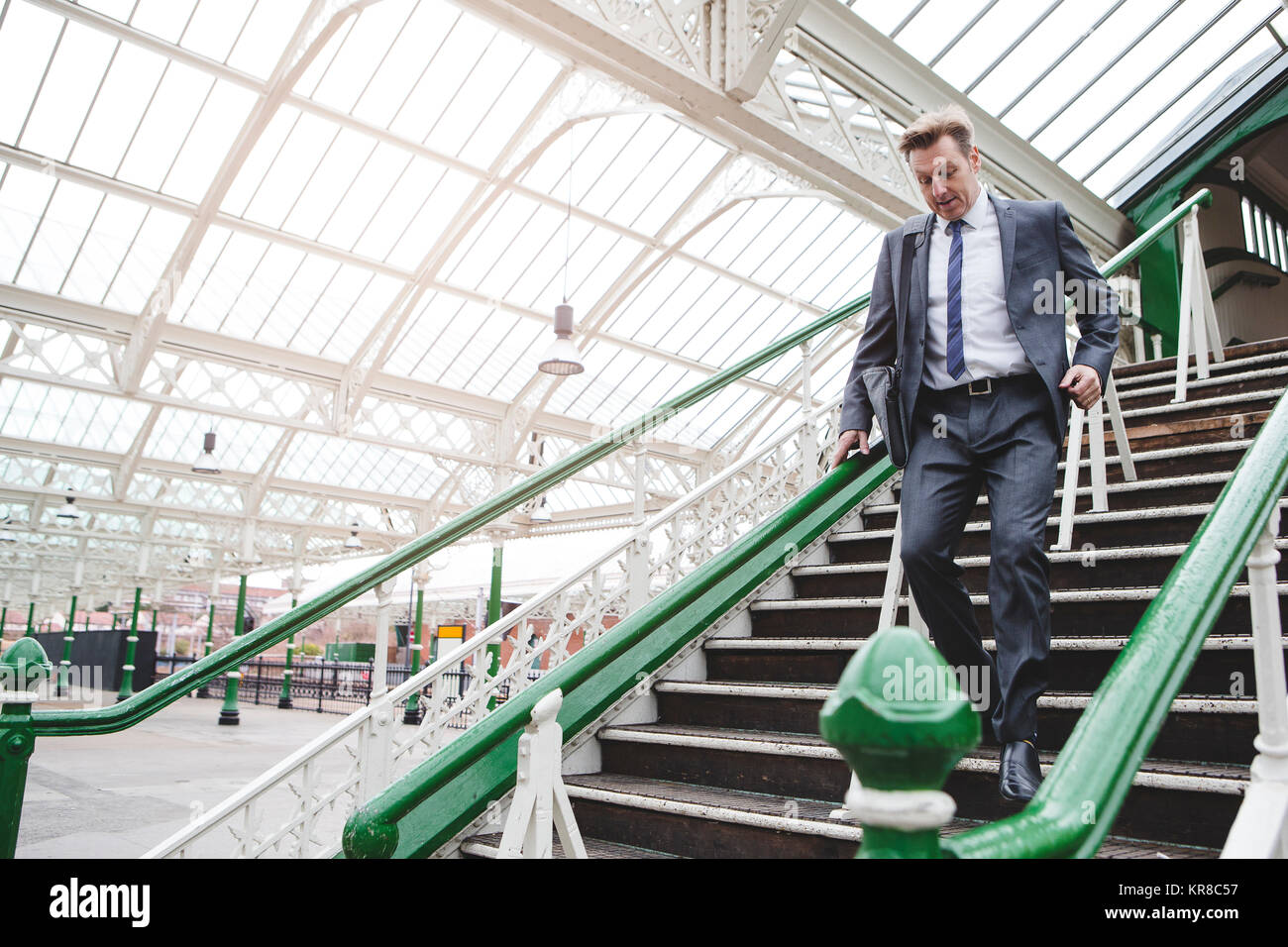 I'm going to miss my train! Stock Photo - Alamy