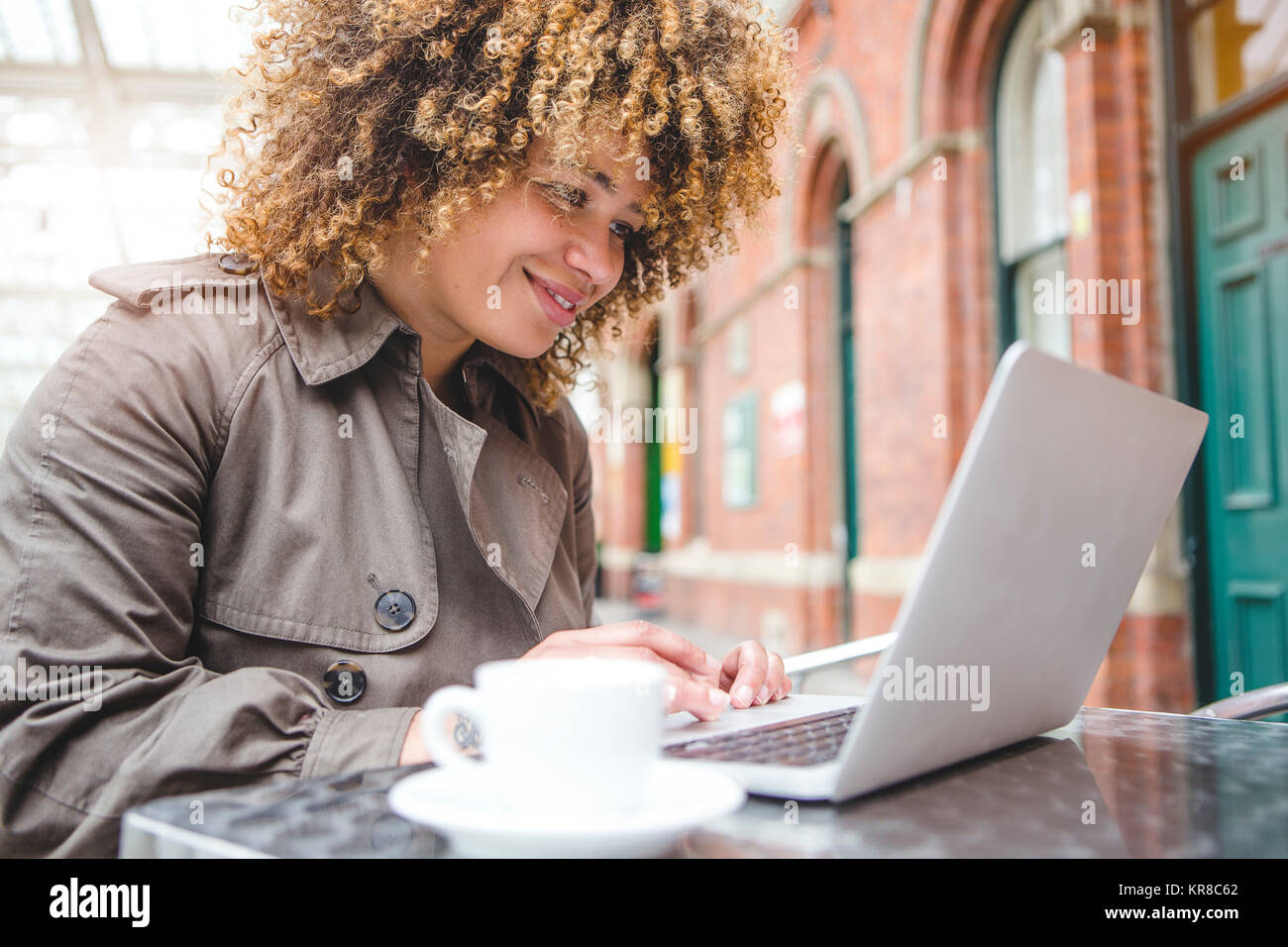 Working at the Train Station Stock Photo - Alamy