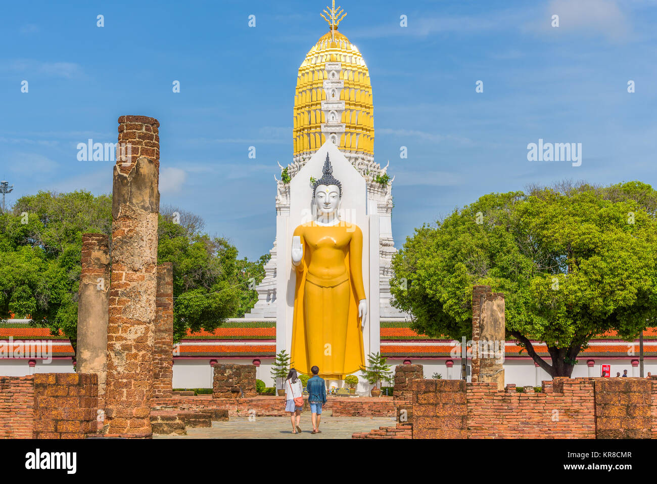 Buddha standing image Stock Photo - Alamy