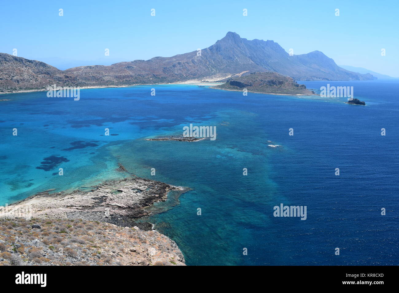 The Beautiful Clear Sea In Crete, Greece Stock Photo - Alamy