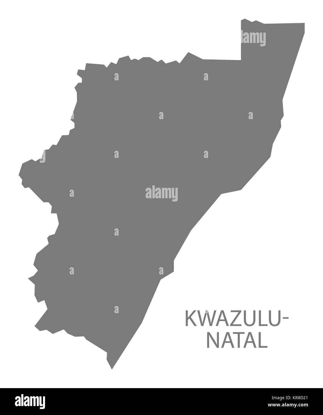 Map of kwazulu natal hi-res stock photography and images - Alamy