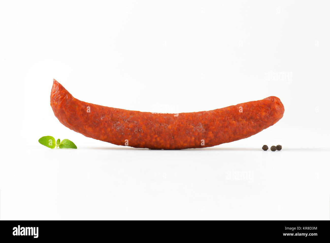 Hungarian Csabai Sausage (Csabai kolbasz Stock Photo - Alamy