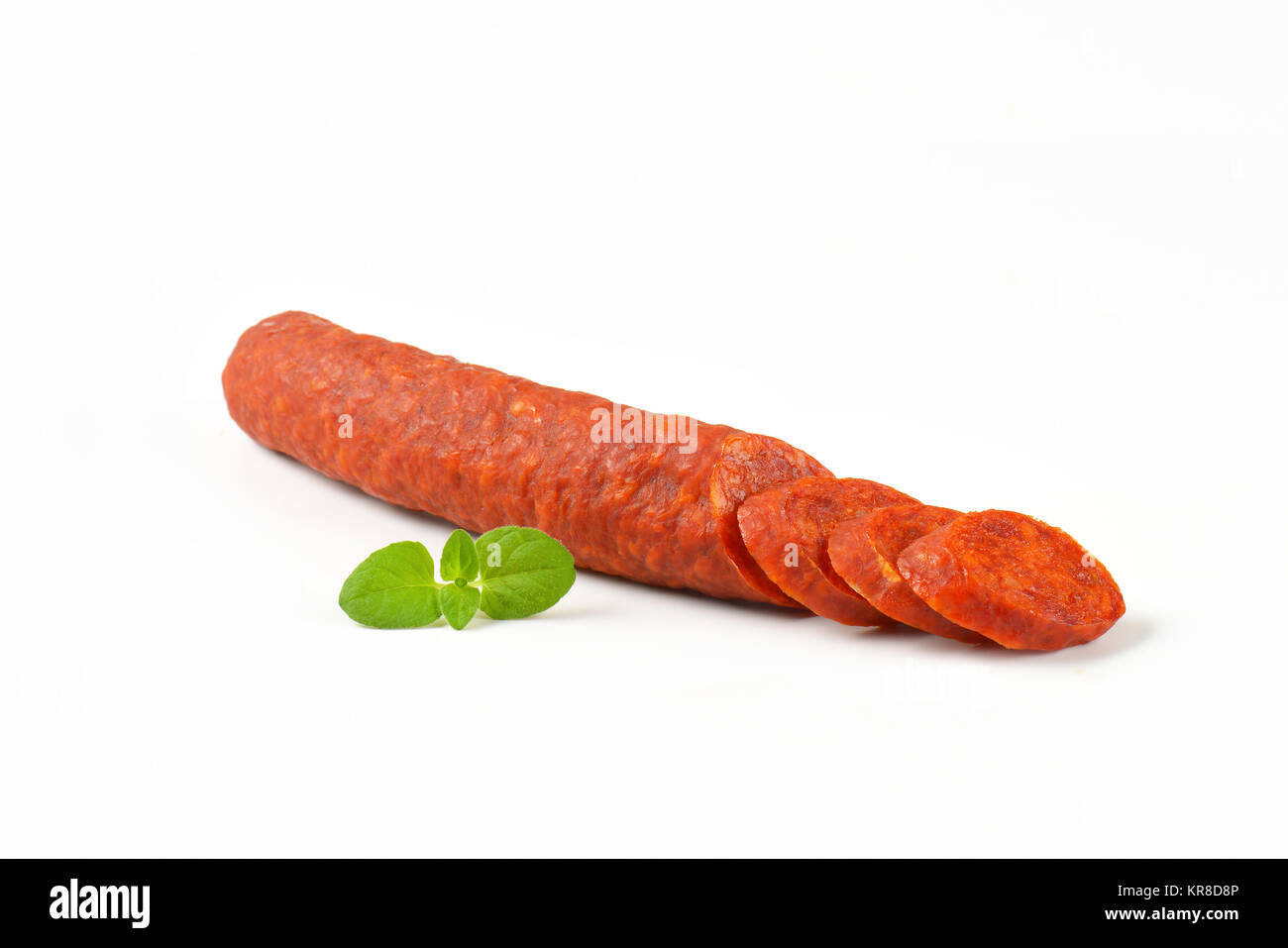 Hungarian Csabai Sausage Stock Photo - Alamy