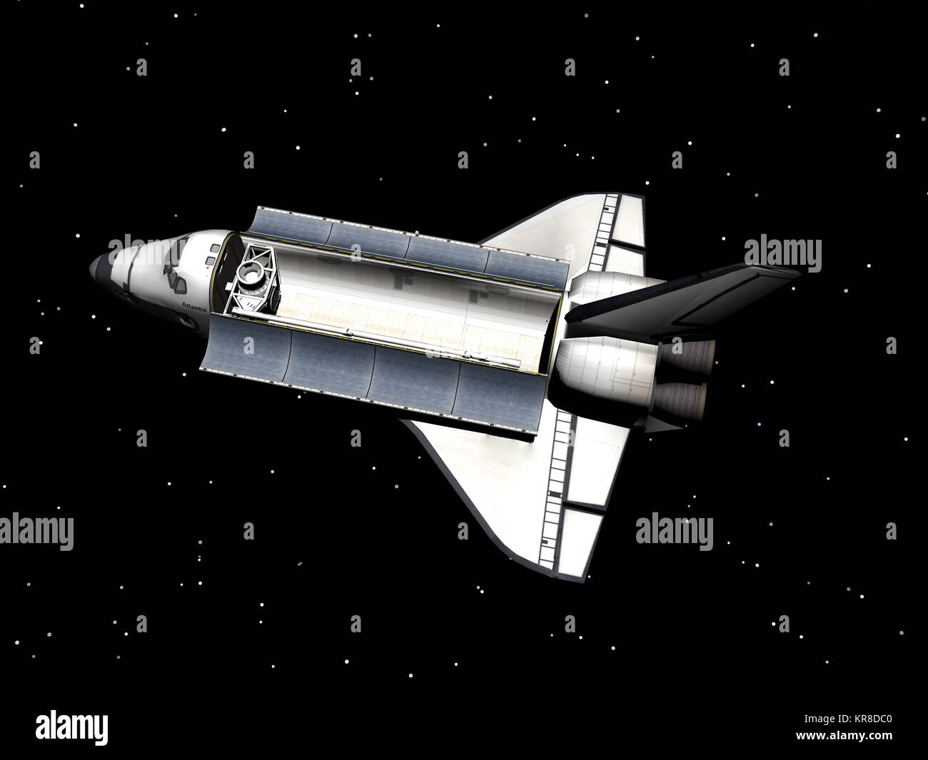 space shuttle in space Stock Photo - Alamy