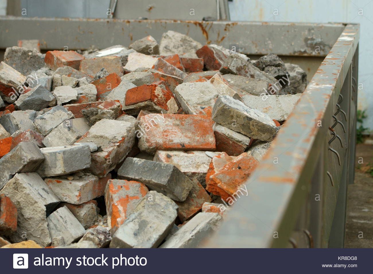 Building Rubble Container Stock Photos & Building Rubble Container ...