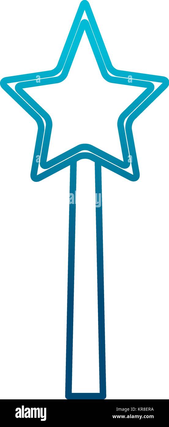 Star magic wand icon vector illustration graphic design Stock Vector ...
