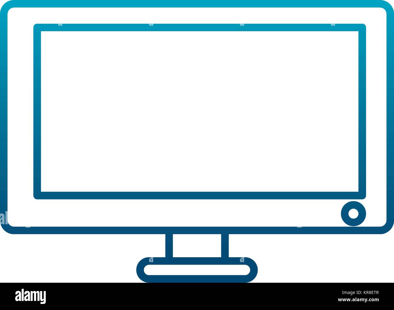 Pc screen technology icon vector illustration graphic design Stock ...