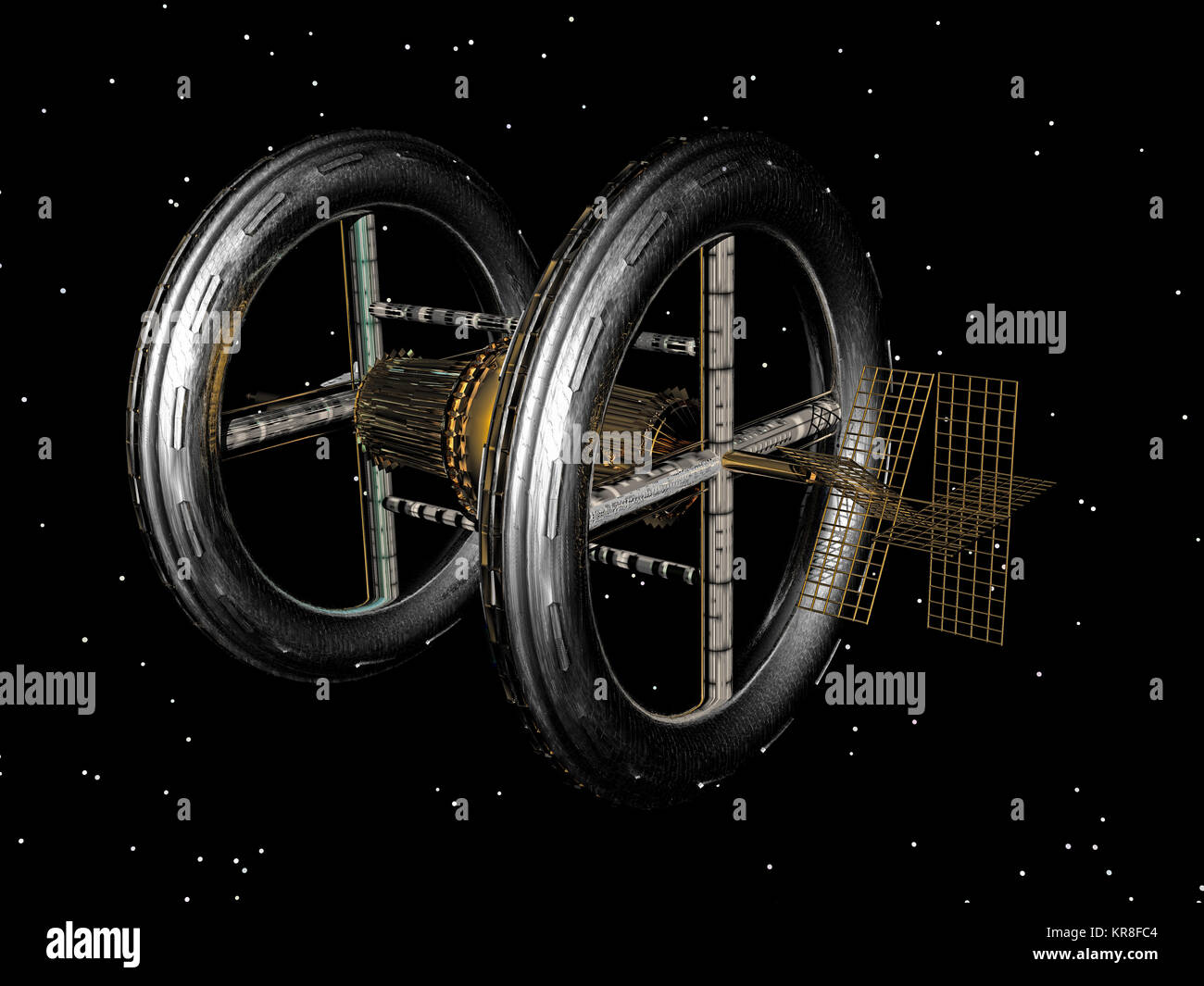 orbital station in space Stock Photo - Alamy