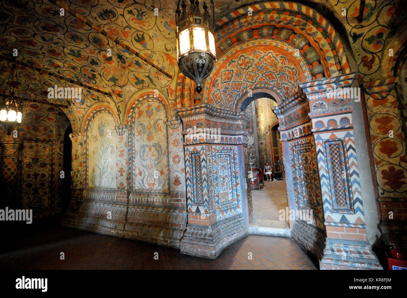 Saint Basil's Cathedral interior, Red Square, Moscow, Russia Stock ...