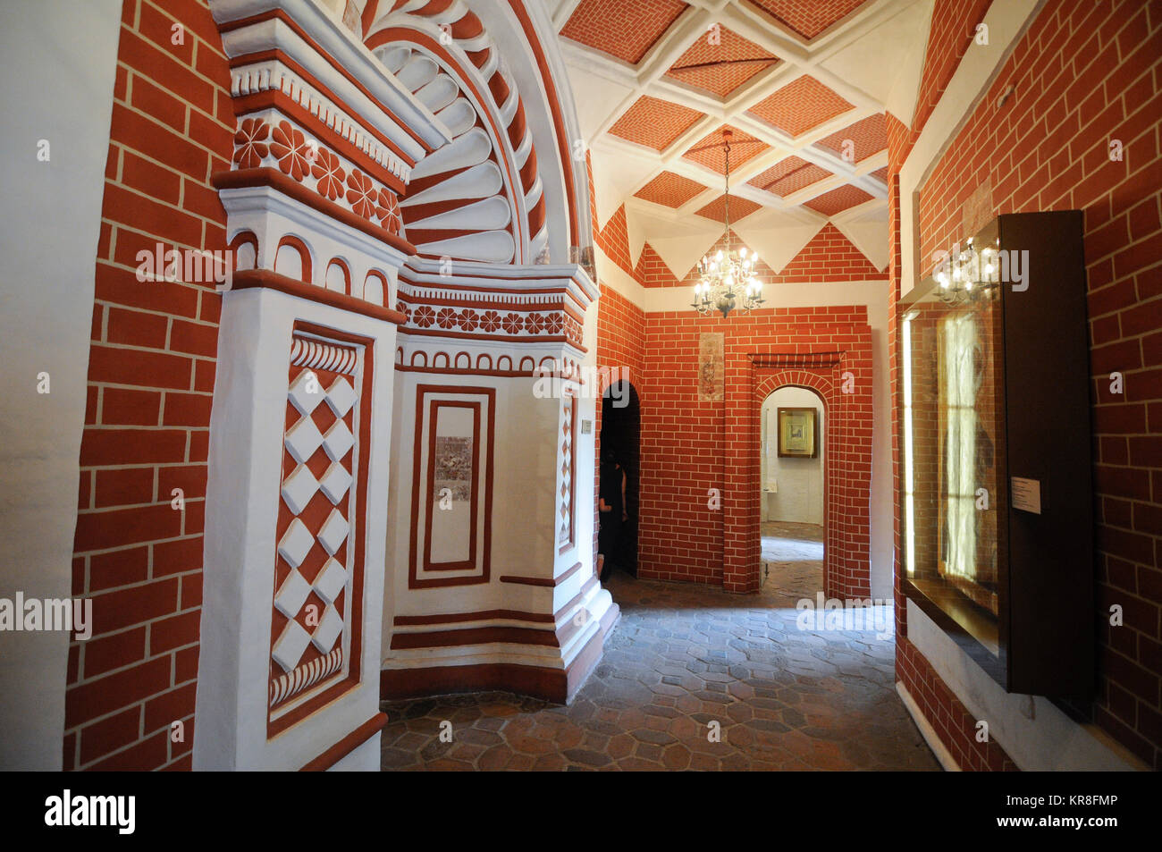 Saint Basil's Cathedral interior, Red Square, Moscow, Russia Stock ...