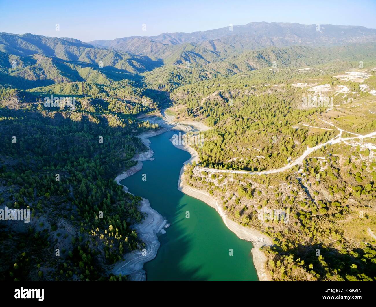 Aerial view of Diarizos river, Cyprus Stock Photo - Alamy