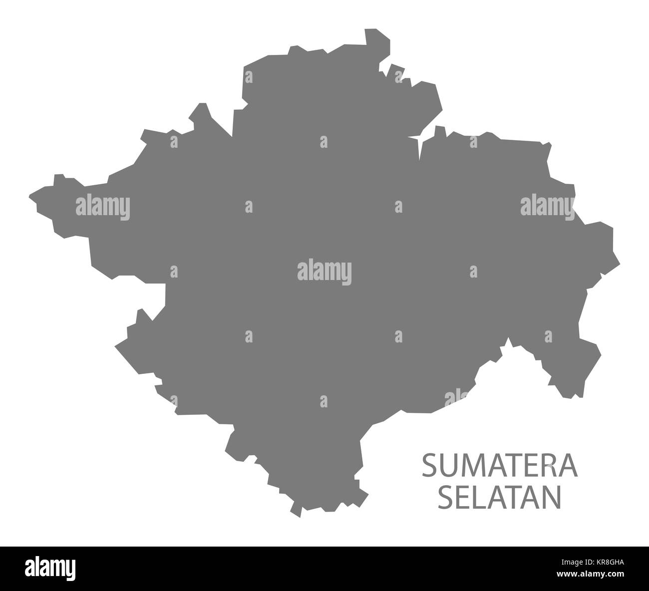 Sumatera Selatan Indonesia Map grey Stock Photo - Alamy Sumatera Selatan Indonesia Map grey Stock Photo - Alamy