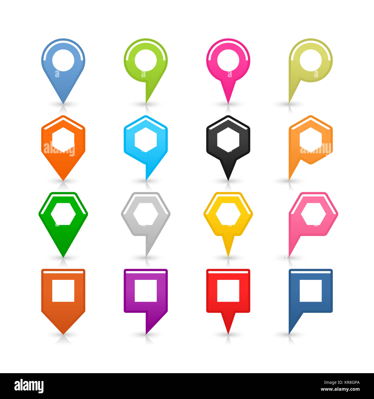 Map Push Pin Cut Out Stock Images & Pictures - Alamy