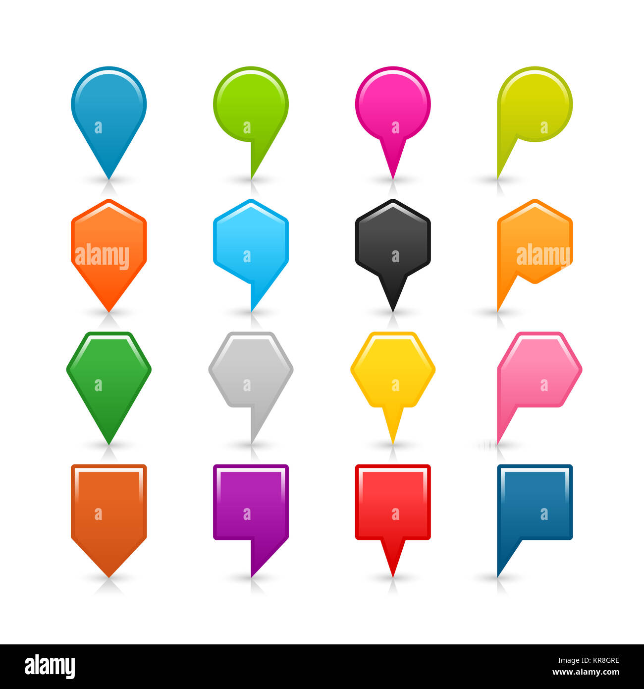 Colored map hi-res stock photography and images - Alamy