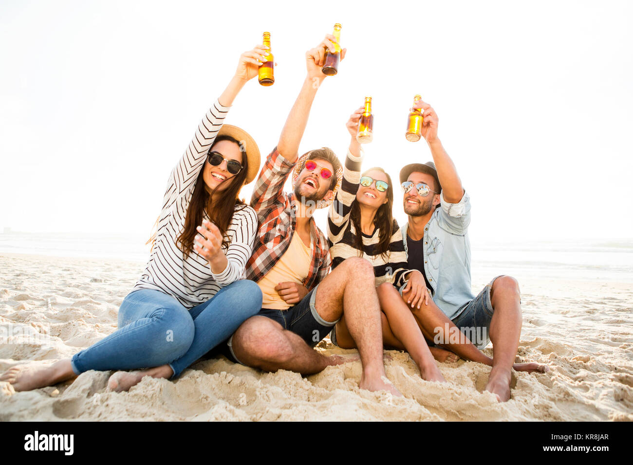 Summer is better with a cold beer Stock Photo - Alamy
