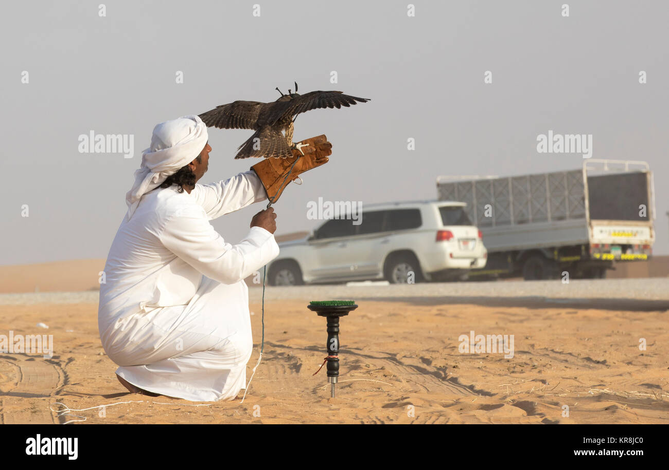Madinat Zayed, United Arab Emirates, December 15th, 2017: arab man ...