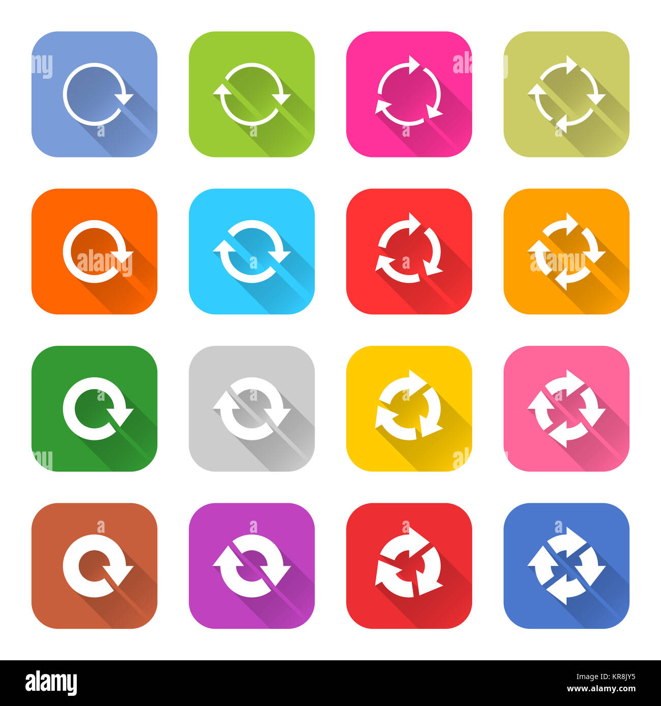 Arrow icon refresh, rotation, reset, repeat sign Stock Photo - Alamy