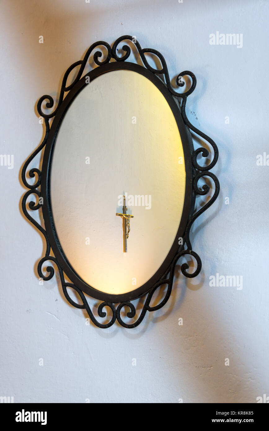 Mirror and Cross Stock Photo - Alamy
