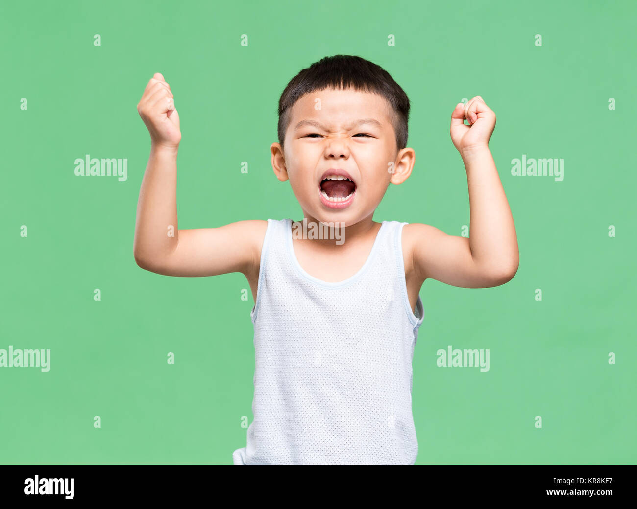 Excited little boy Stock Photo - Alamy
