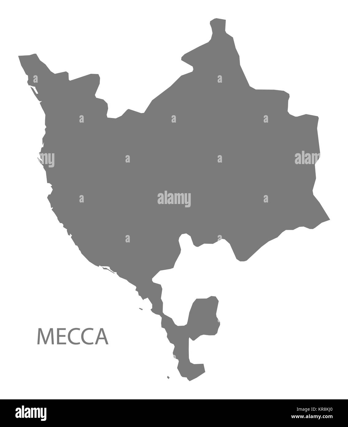 Map of mecca hi-res stock photography and images - Alamy