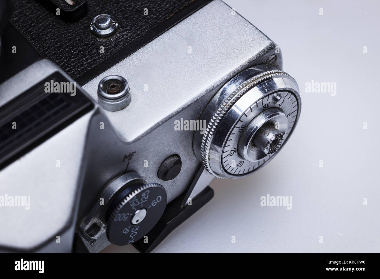 Closeup of old retro film camera lens Stock Photo - Alamy