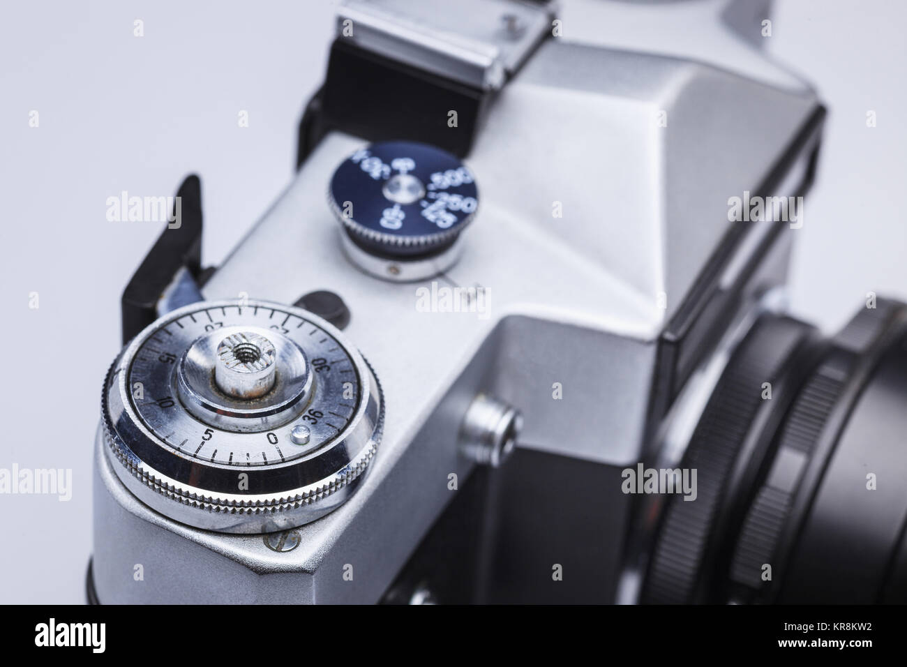 Closeup of old retro film camera lens Stock Photo - Alamy