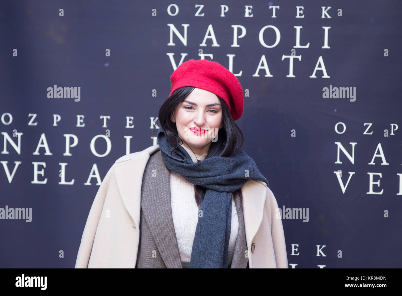 Rome, Italy. 18th Dec, 2017. Italian singer Arisa during the potocall ...