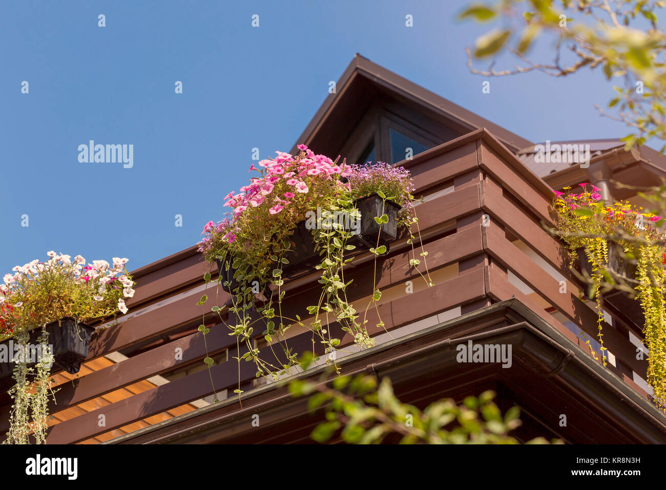 Beautiful floral balcony hi-res stock photography and images - Alamy
